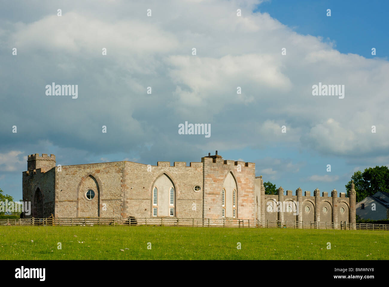 Fort Putnam, one of the 'farm follies' of Greystoke, Cumbria, England ...