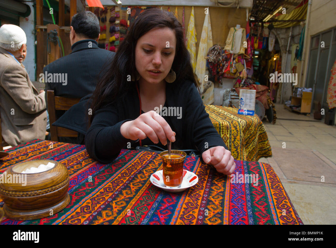 Caj the turkish tea Grand Bazaar market Sultanahmet Istanbul Turkey ...
