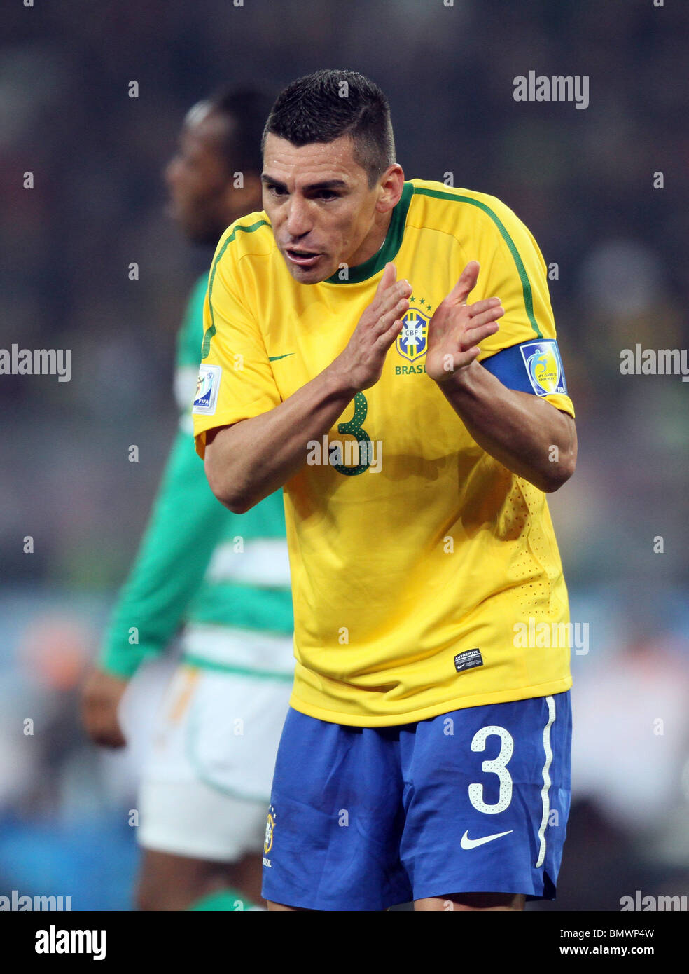 Lucio brazil fifa world cup 2010 hi-res stock photography and images ...