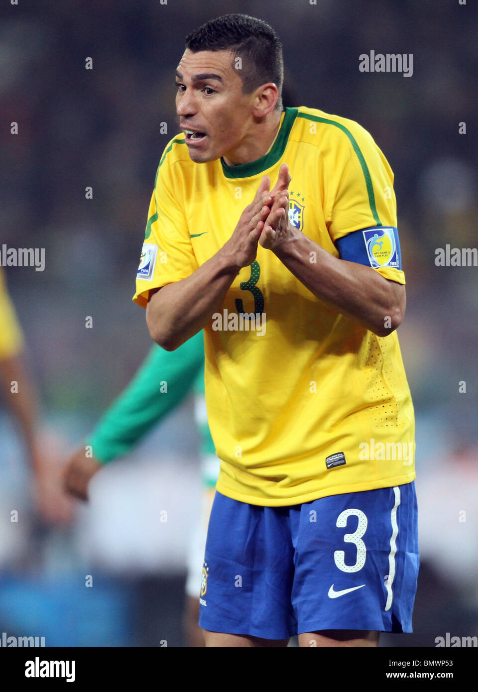 LUCIO BRAZIL V IVORY COAST SOCCER CITY JOHANNESBURG SOUTH AFRICA 20 ...