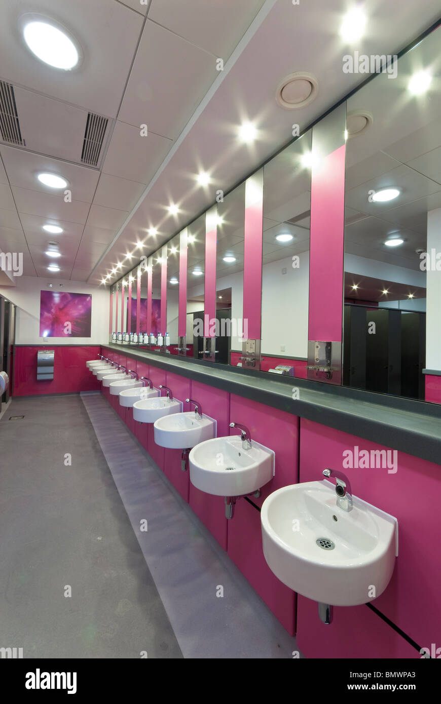 Inside Ladies Restroom