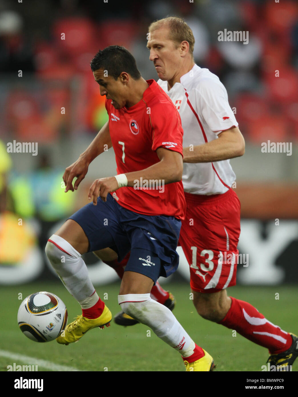 ALEXIS SANCHEZ & STEPHANE GRIC CHILE V SWITZERLAND NELSON MANDELA BAY ...