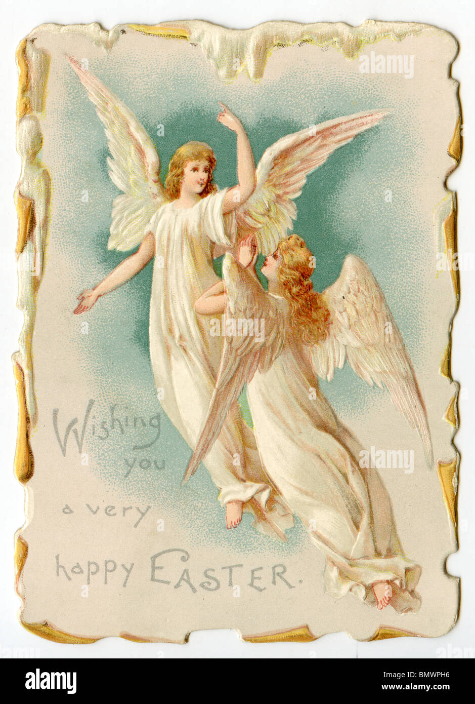 Easter Card - Angles Stock Photo - Alamy