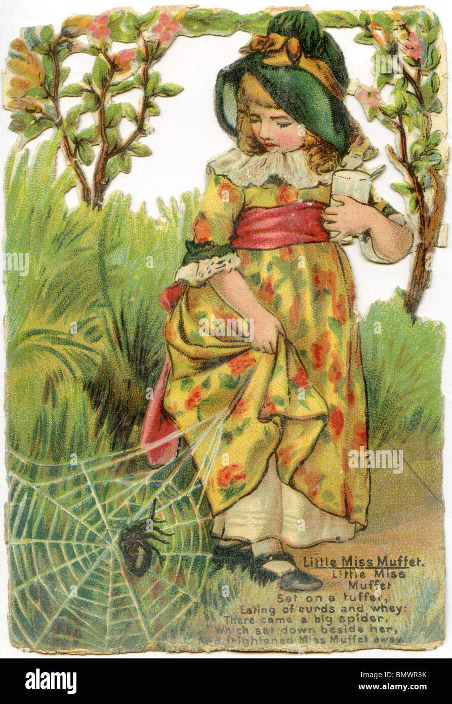 Little Miss Muffet Stock Photo - Alamy