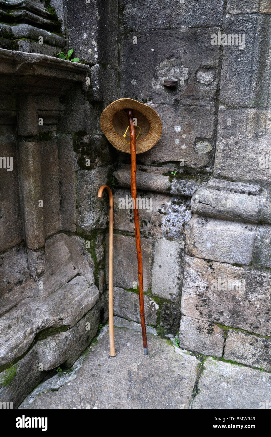 Pilgrim with walking stick hi-res stock photography and images - Alamy