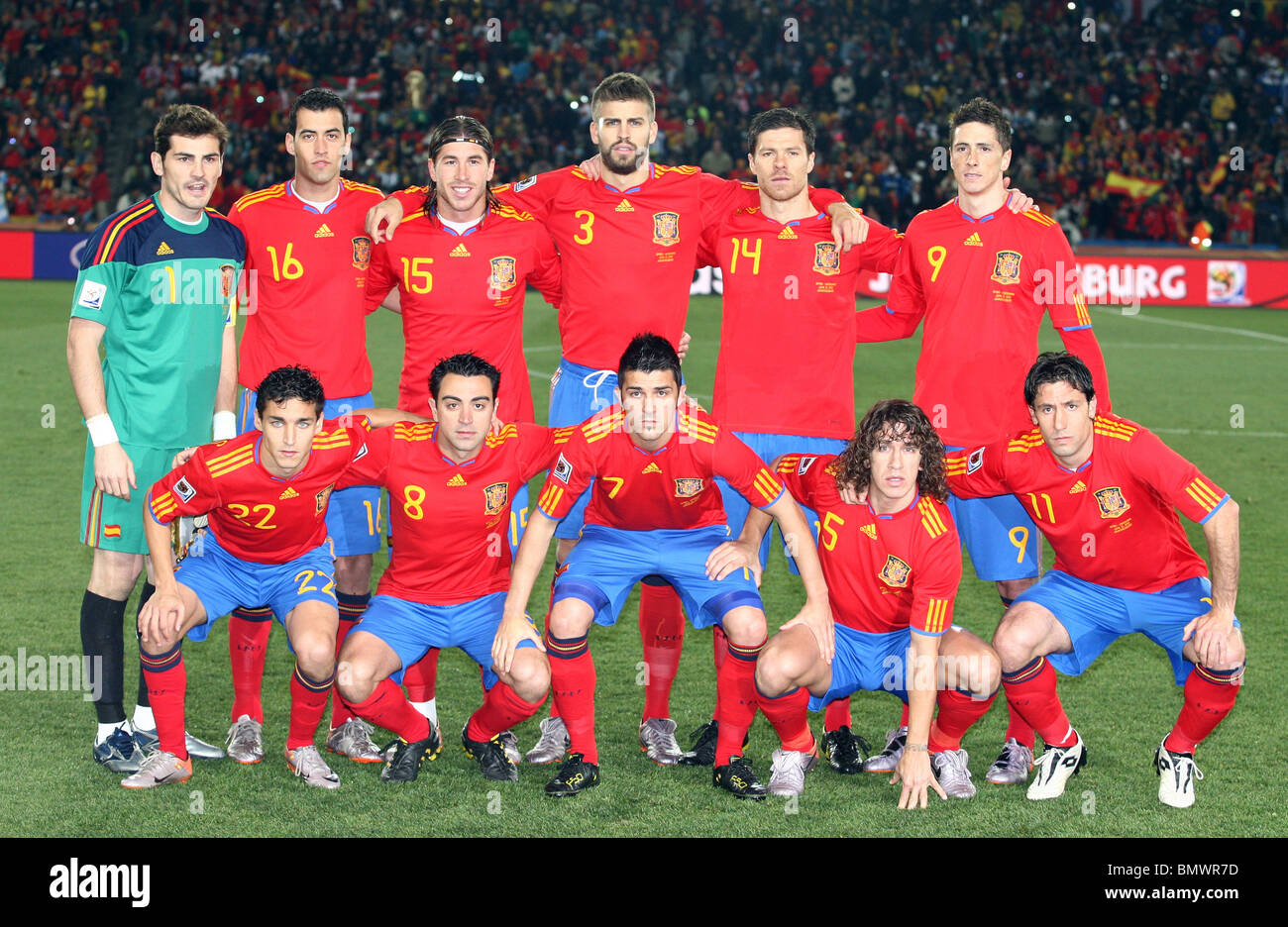SPAIN TEAM LINE UP SPAIN V HONDURAS ELLIS PARK JOHANNESBURG SOUTH ...