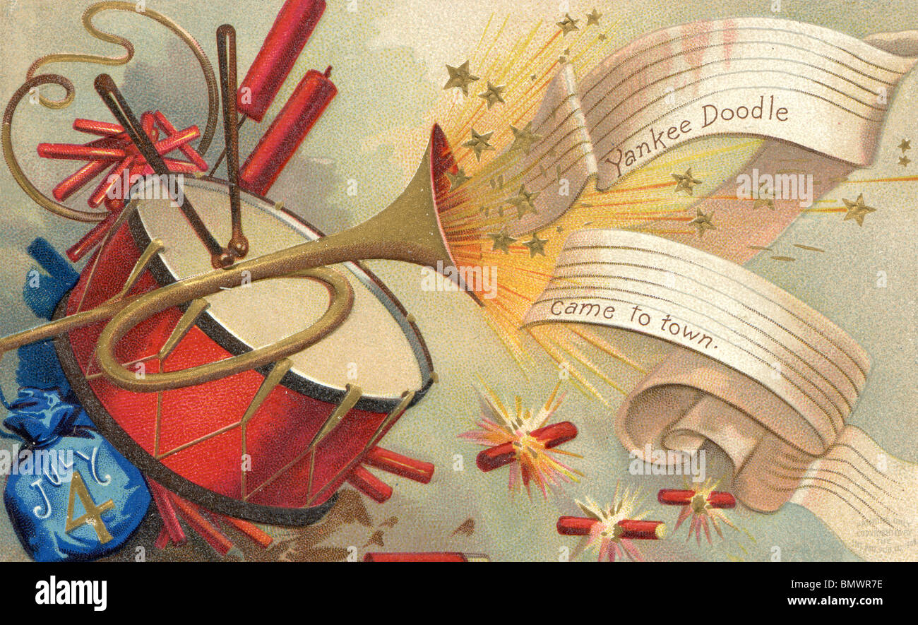 July 4th Card Stock Photo - Alamy