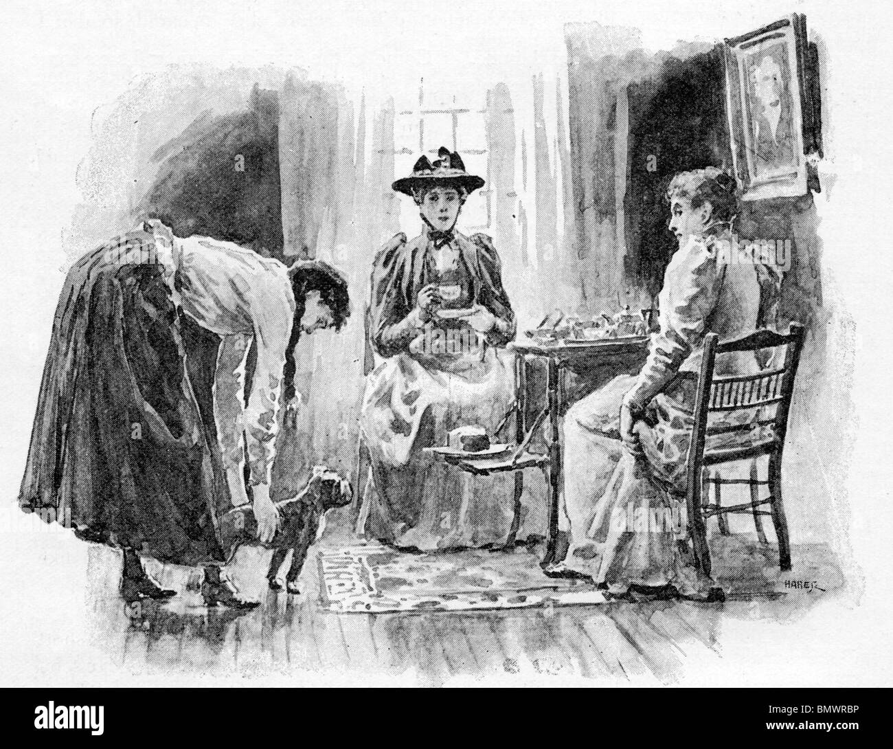 Victorian Woman Tea High Resolution Stock Photography and Images - Alamy