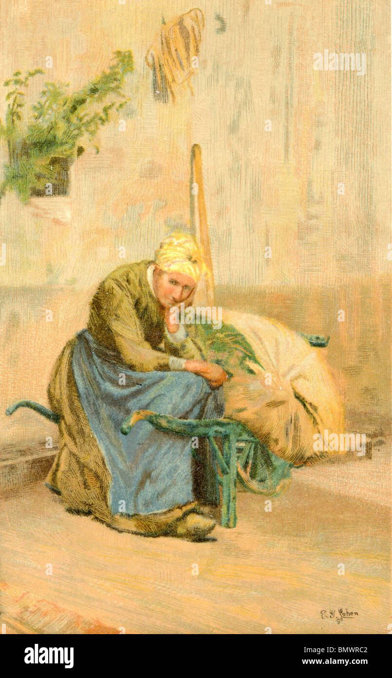 Tired lady victorian hi-res stock photography and images - Alamy