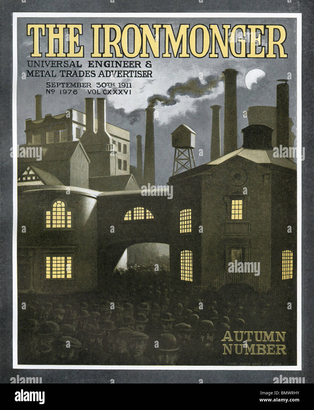 Cover Design for "The Ironmonger" Magazine, 1911 Stock Photo - Alamy