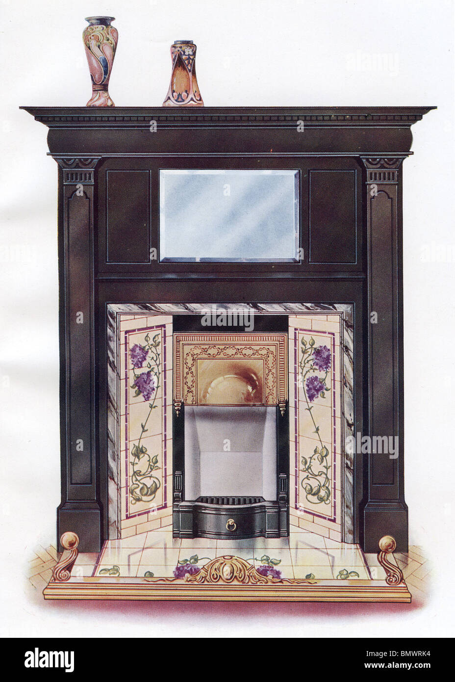 Fireplace 1800s hi-res stock photography and images - Alamy