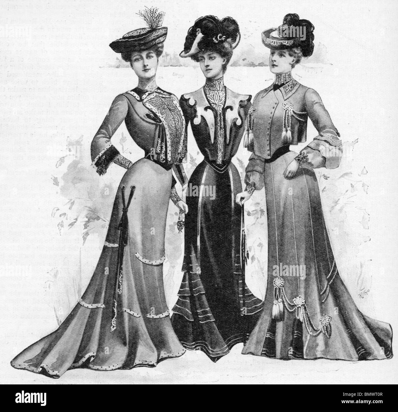 How a Girl should dress - 1902 Stock Photo - Alamy