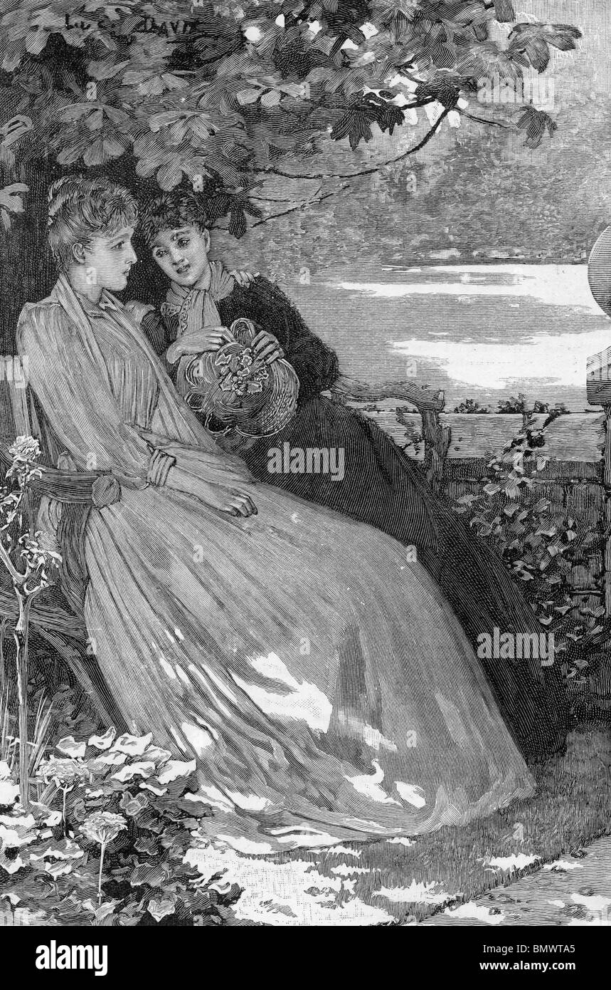 Historical friends talking hi-res stock photography and images - Alamy