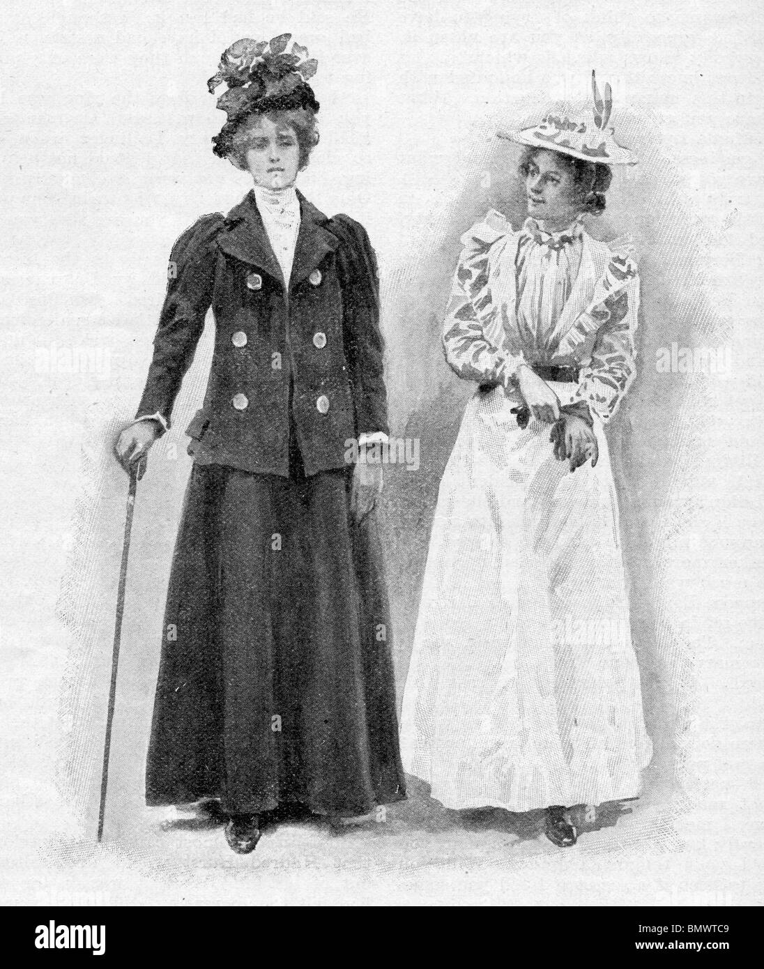 Two Friends off for a Walk Stock Photo - Alamy