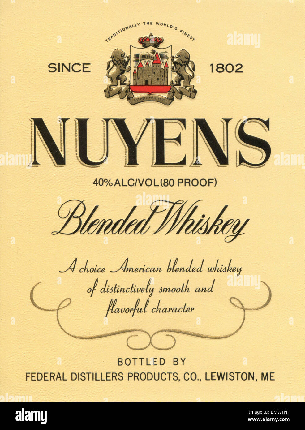 Whisky label bmwtnf hi-res stock photography and images - Alamy