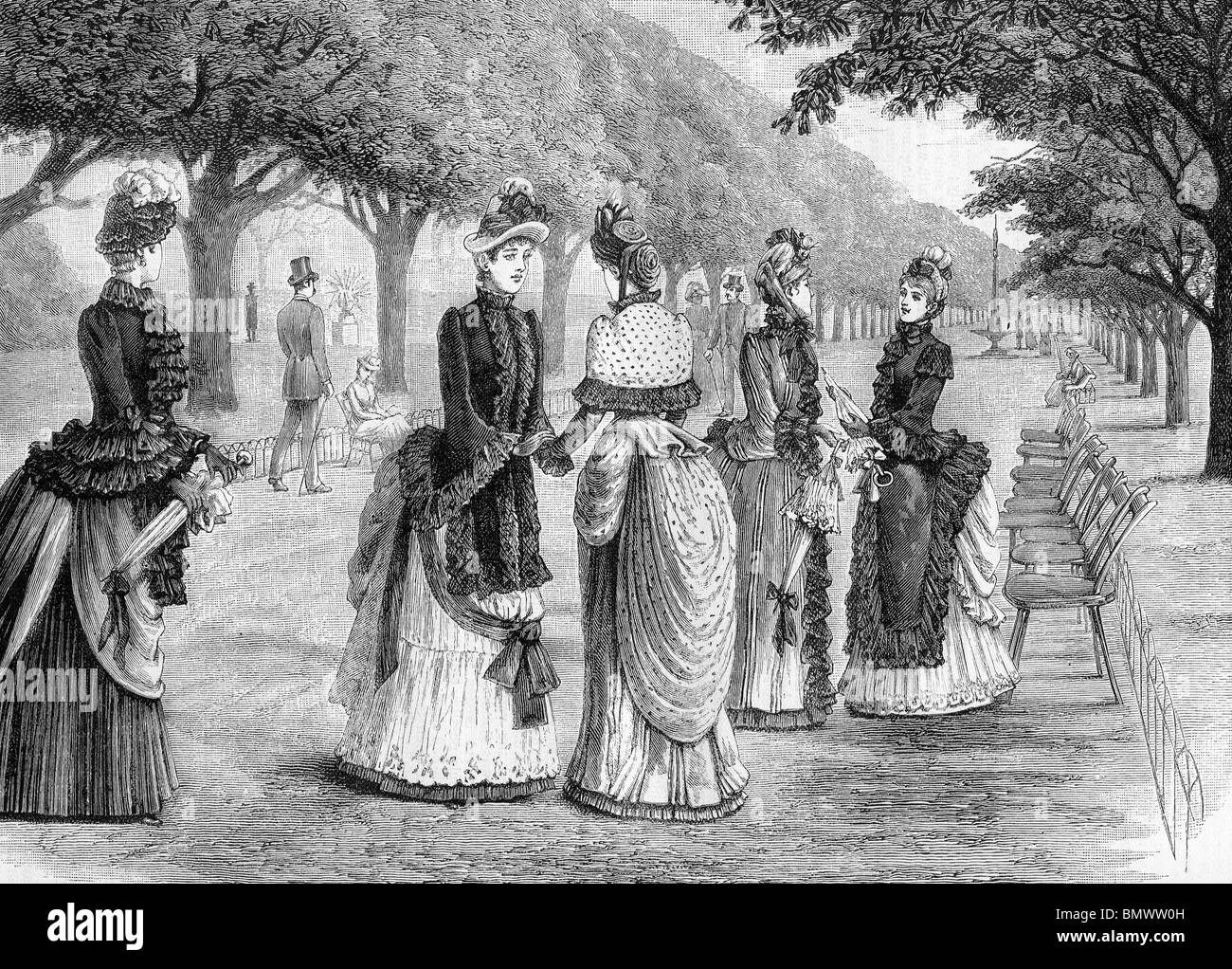 1800s london ladies hi-res stock photography and images - Alamy