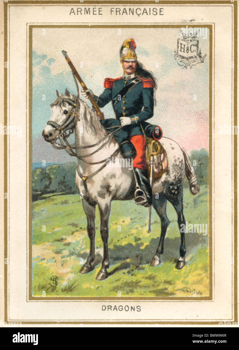 French Army - Dragons Stock Photo - Alamy