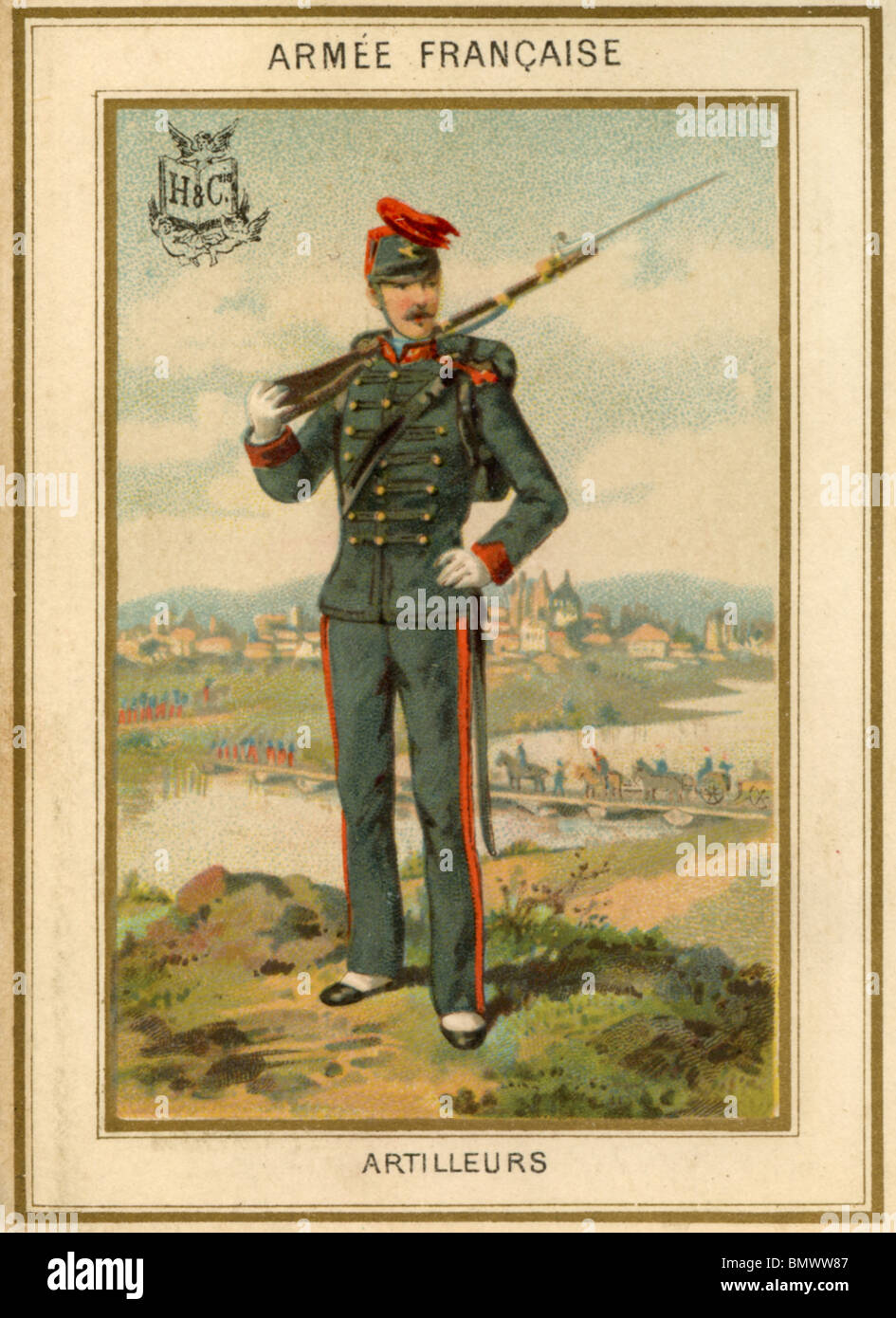French Army - Artillerymen Stock Photo - Alamy