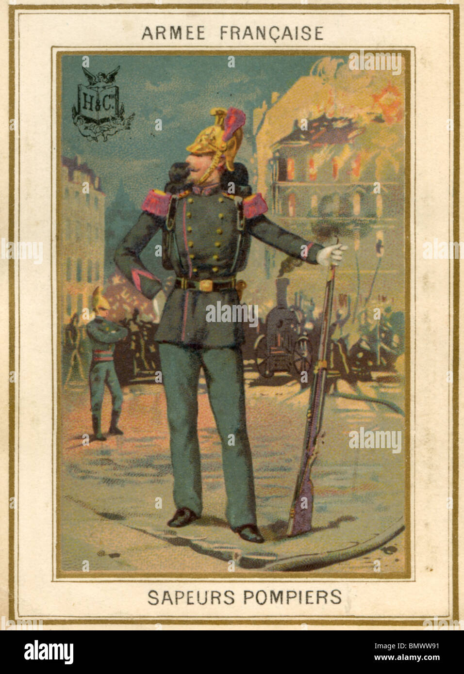 1800s fireman drawing hi-res stock photography and images - Alamy