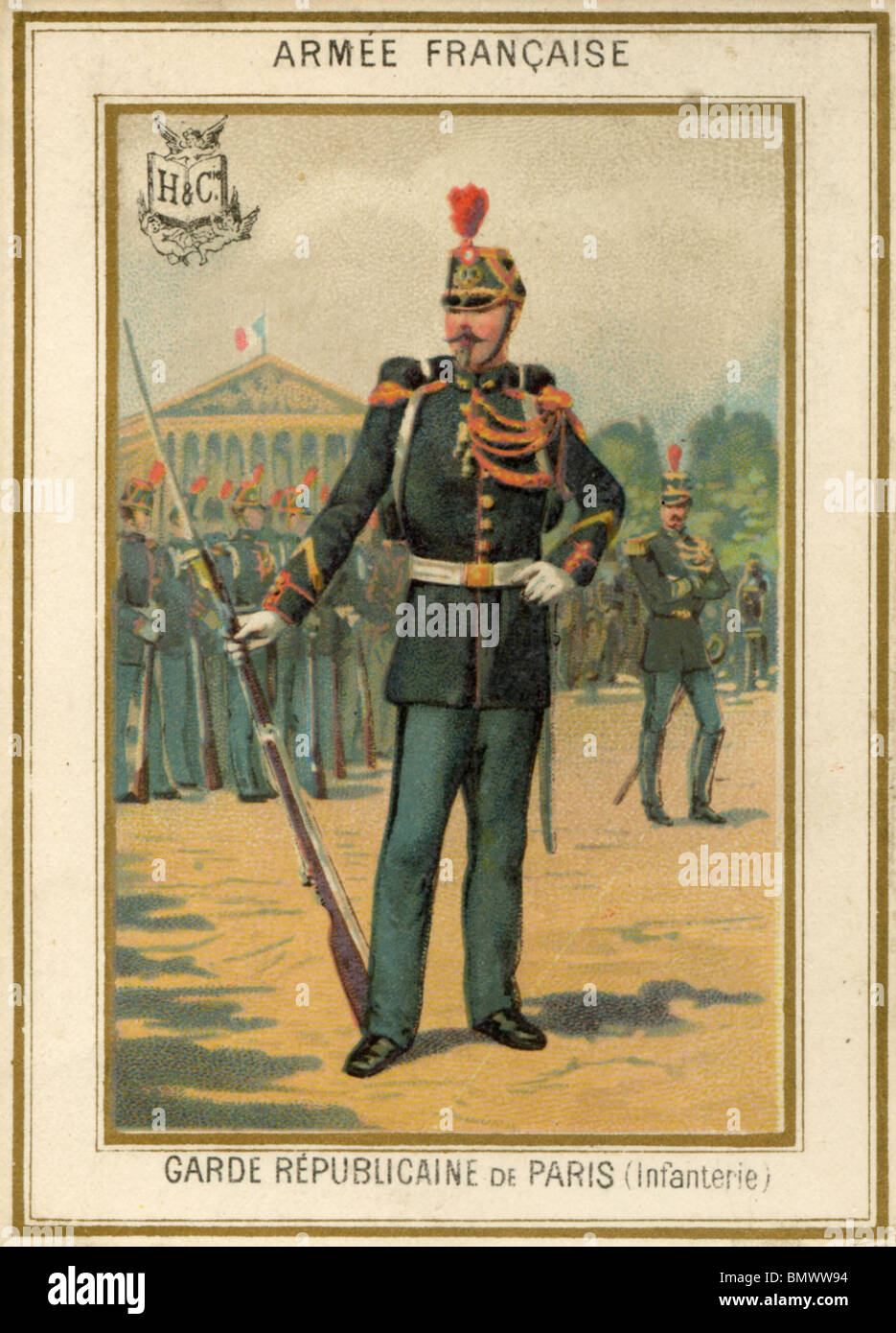 French Army - Republican Guard Stock Photo - Alamy