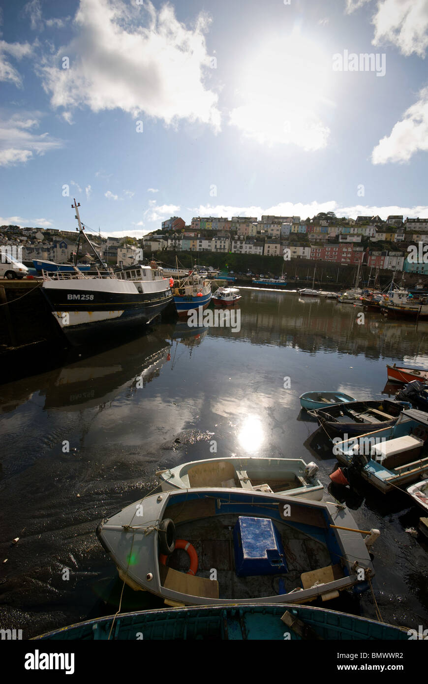 Brixham Devon UK Harbor Harbour Stock Photo - Alamy