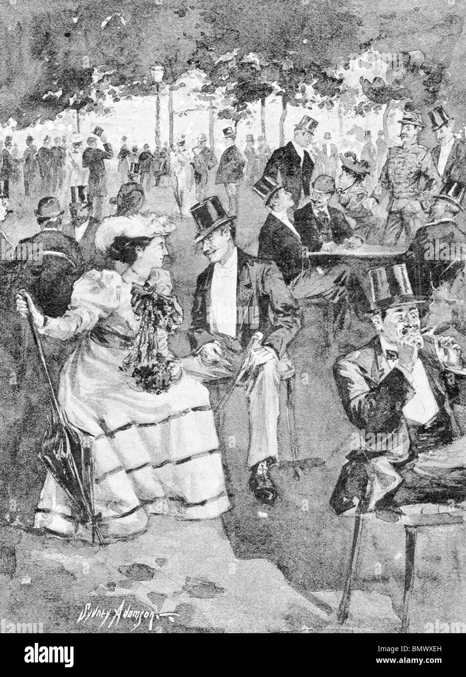 Victorian garden party hi-res stock photography and images - Alamy