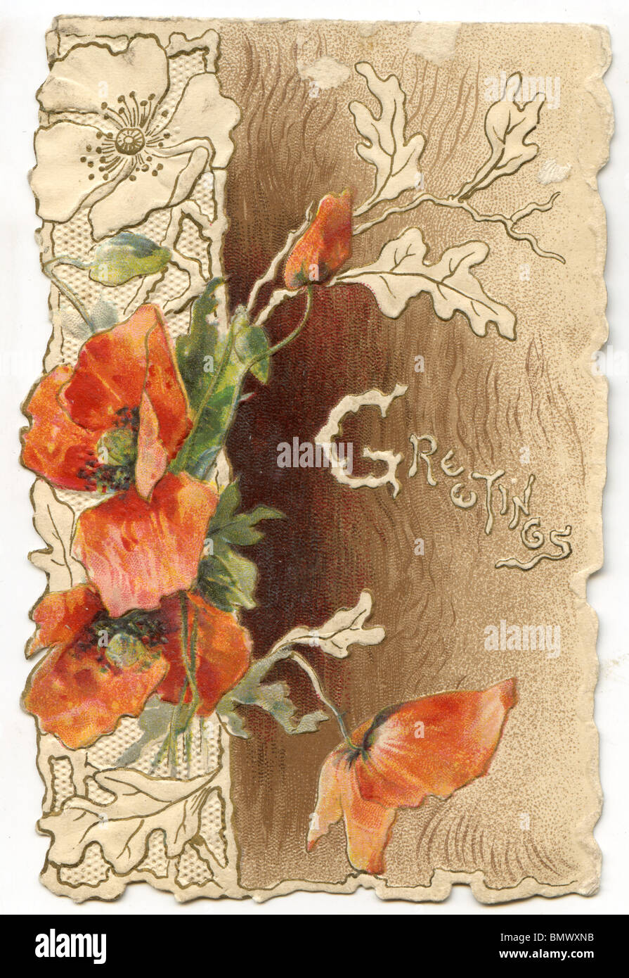 Greetings card flowers hi-res stock photography and images - Alamy