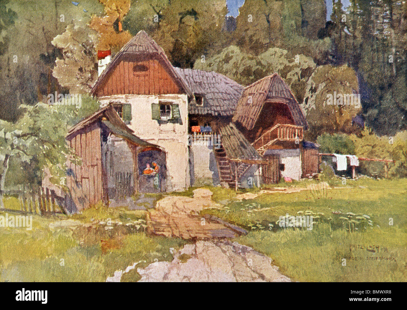 A Smithy in Styrie, Austria Stock Photo - Alamy