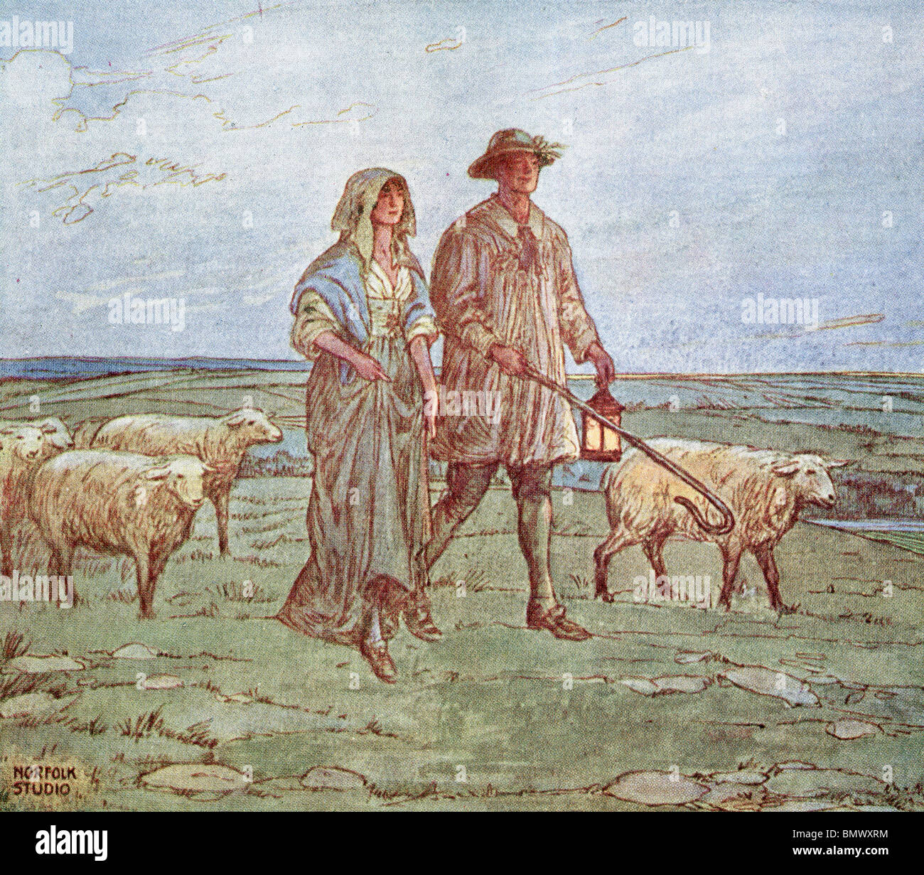 Shepherdess agriculture hi-res stock photography and images - Alamy