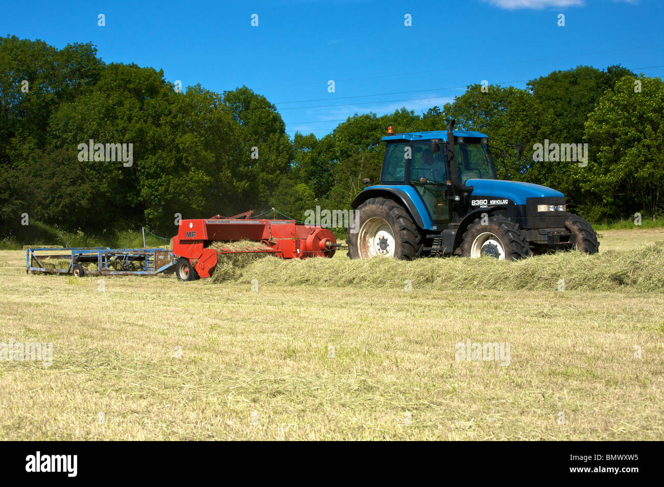 Massey ferguson 224 baler hi-res stock photography and images - Alamy