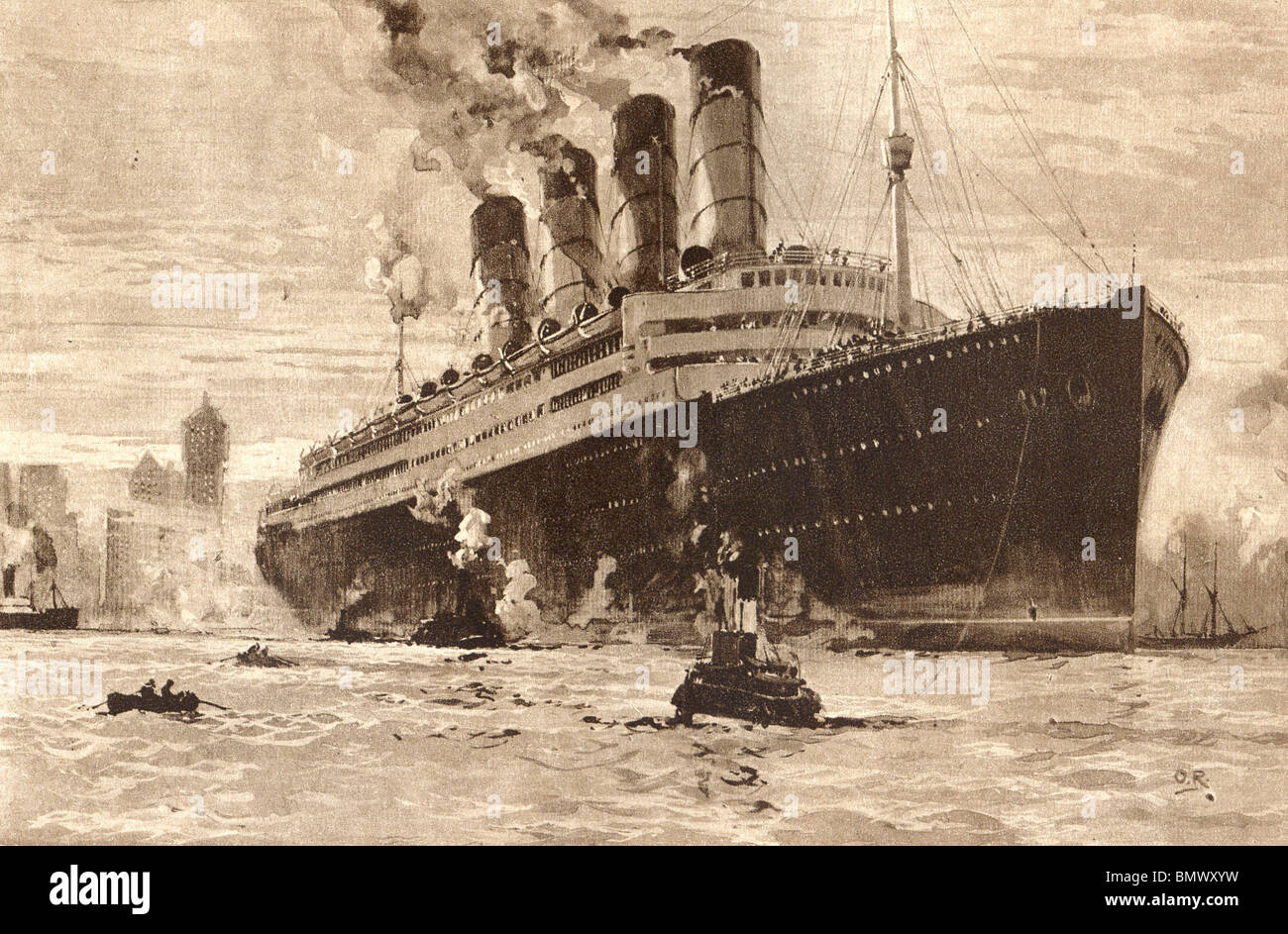 Cunard liners hi-res stock photography and images - Alamy