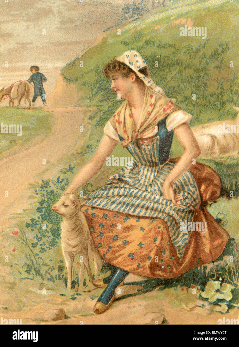 Victorian woman sitting hi-res stock photography and images - Alamy