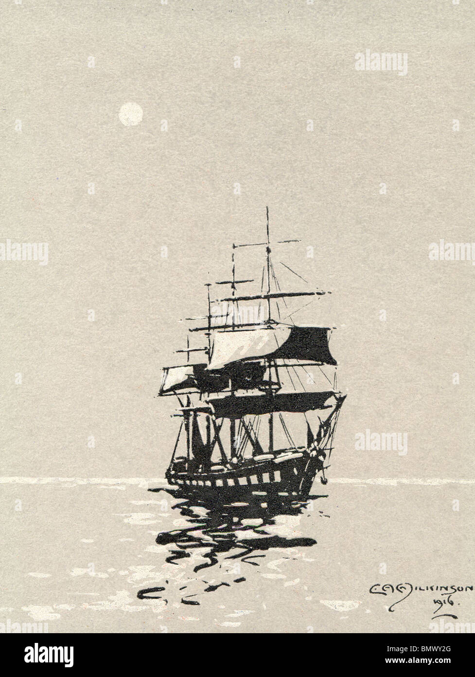 A Sea Study Stock Photo - Alamy
