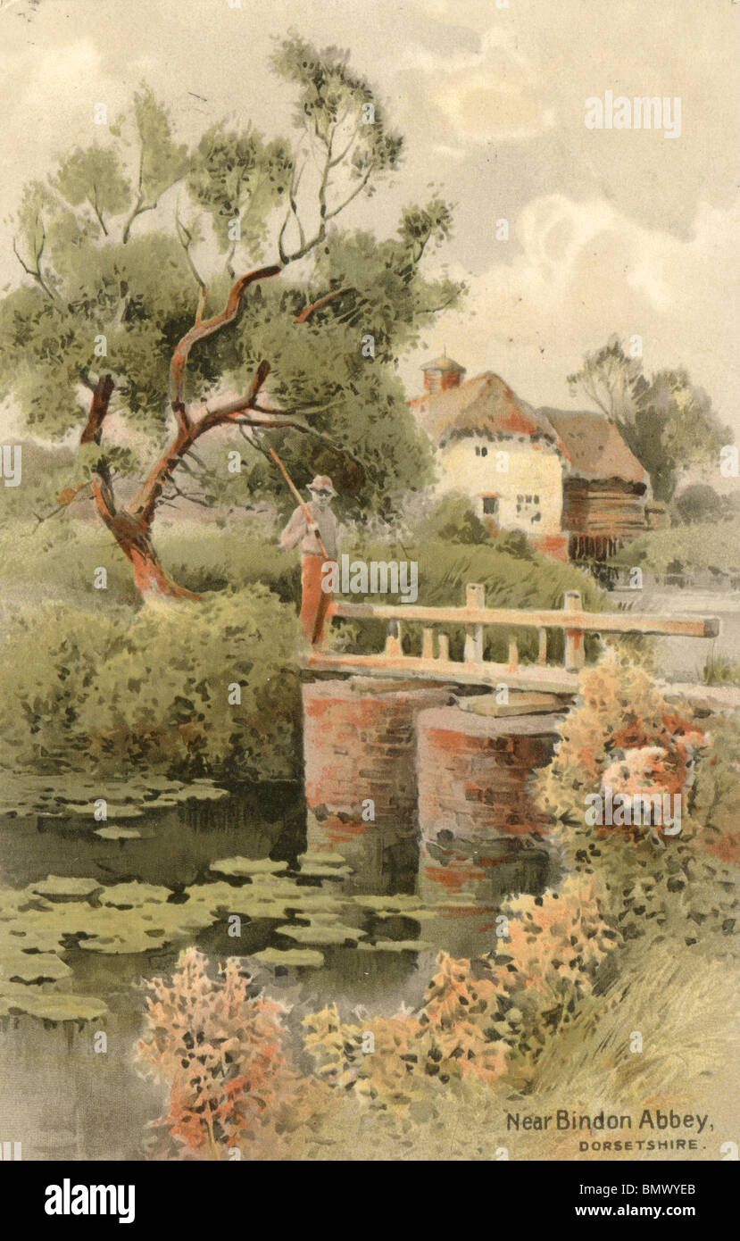 Countryside - Near Bindon Abbey, Dorset Stock Photo - Alamy