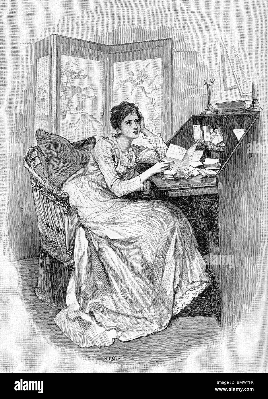 1899 letter Black and White Stock Photos & Images - Alamy