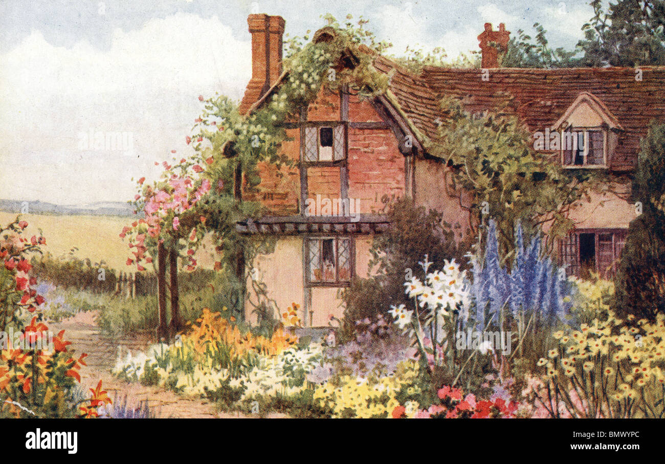 A Country Cottage Stock Photo - Alamy