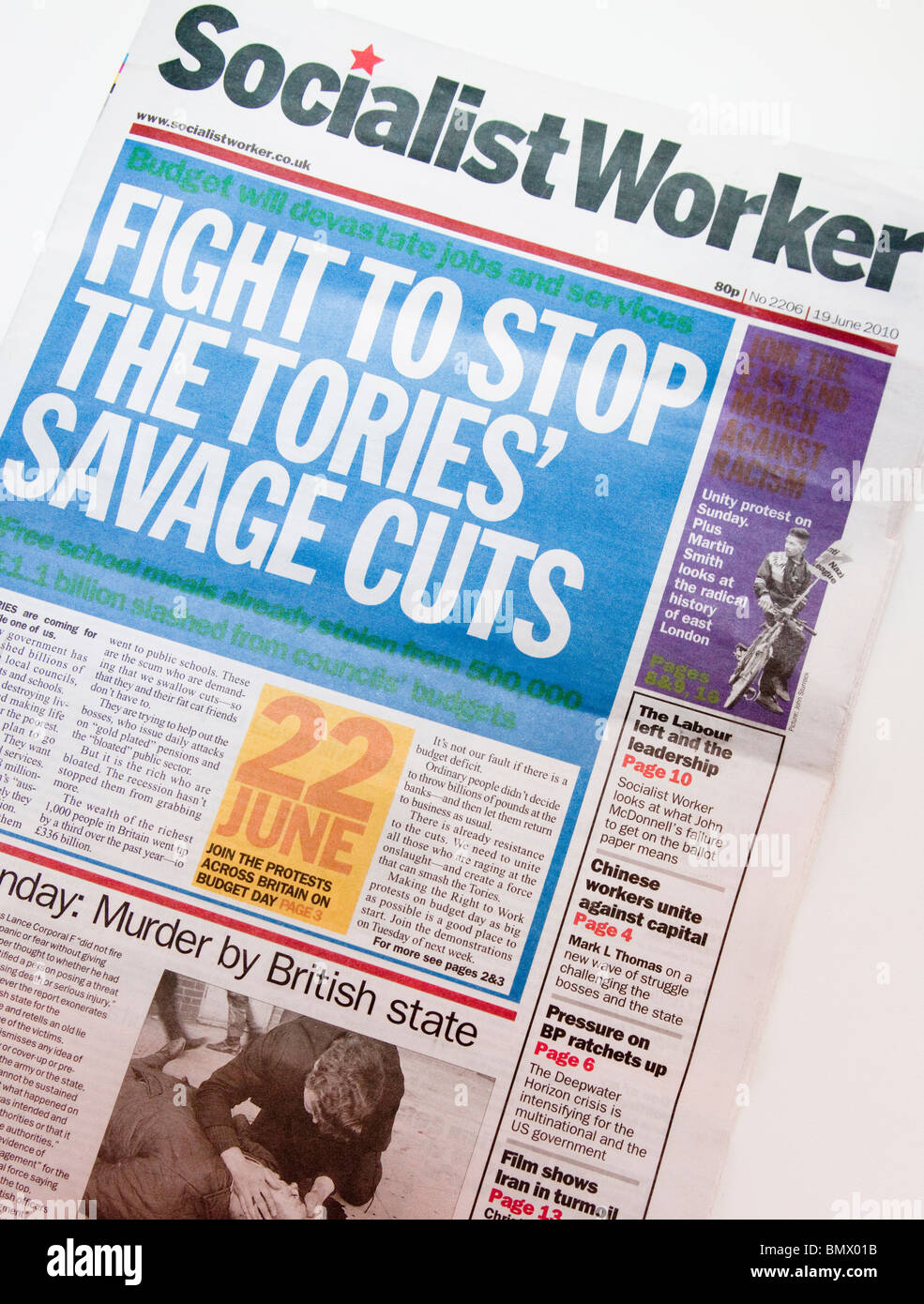 Socialist worker newspaper hi-res stock photography and images - Alamy