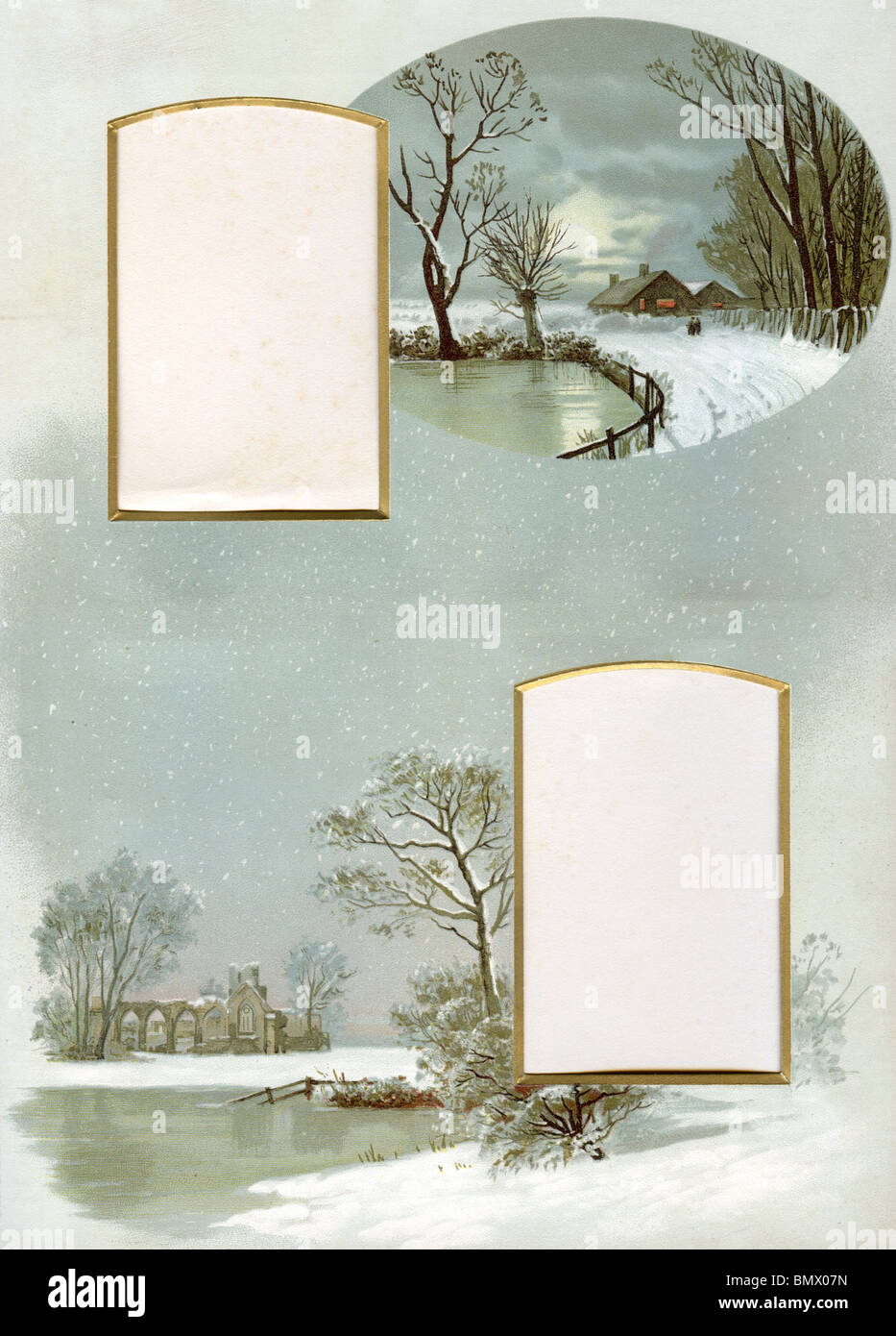 Winter scene 19th hi-res stock photography and images - Alamy