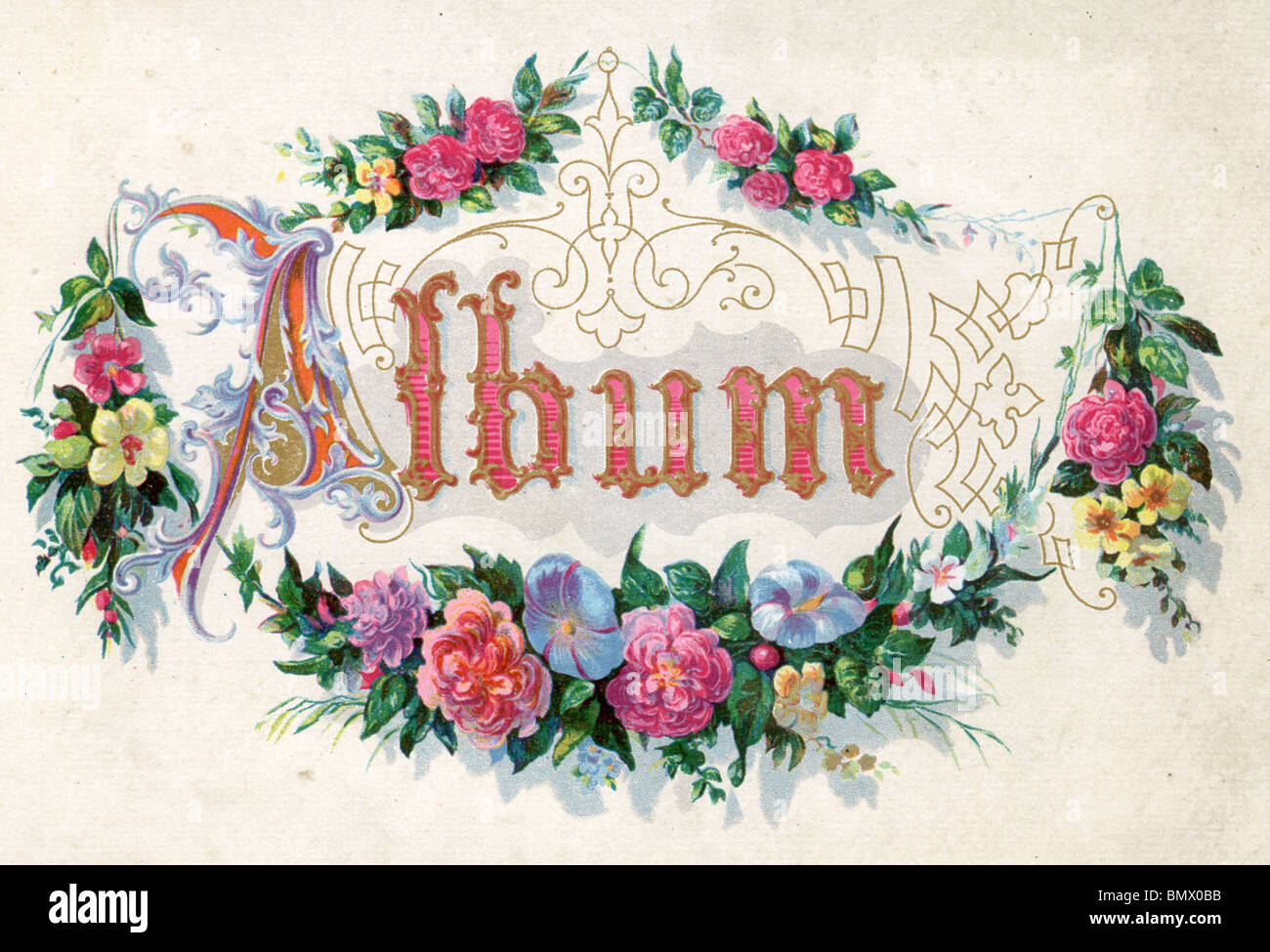 Album cover with flowers hi-res stock photography and images - Alamy
