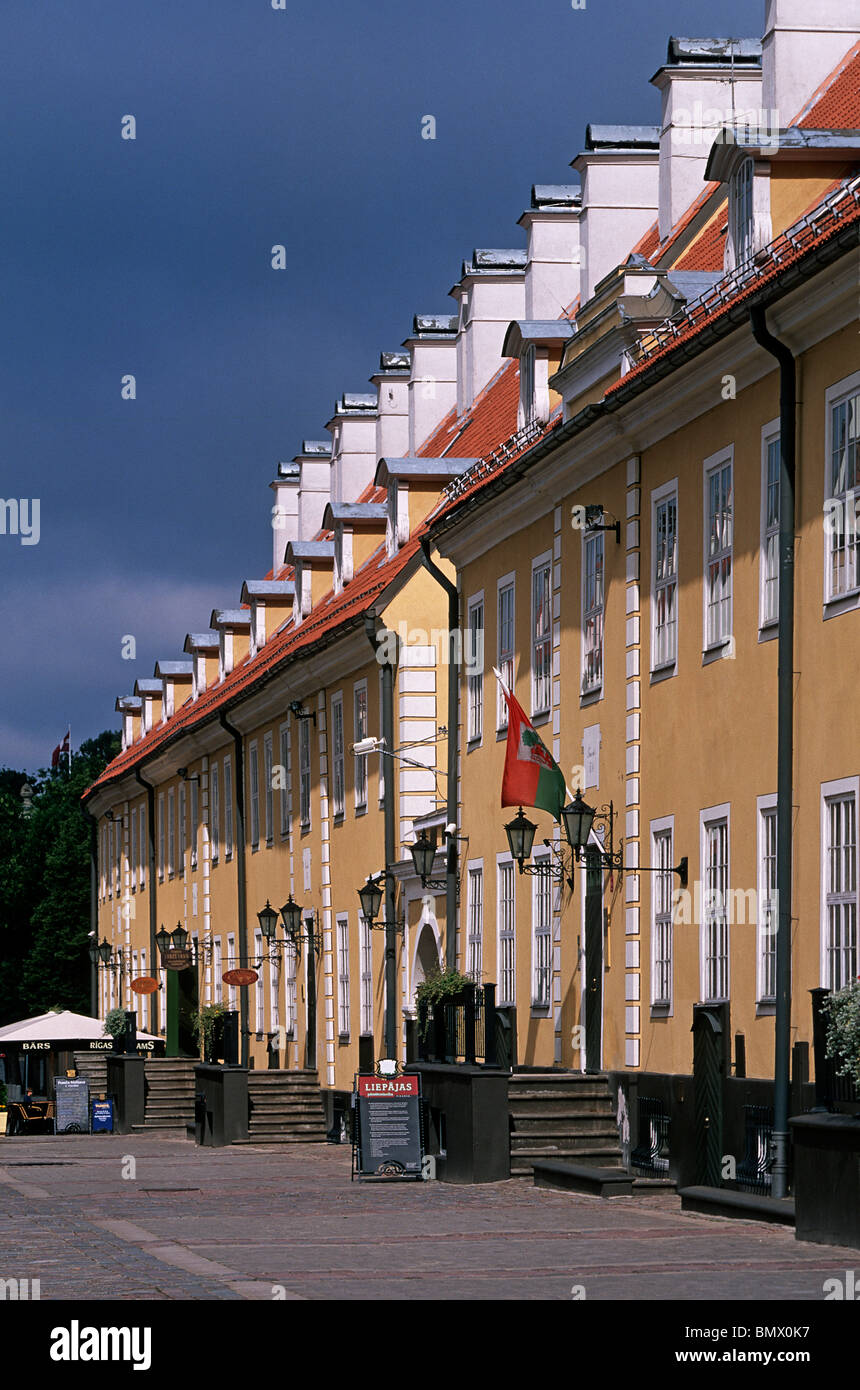 Latvia,Riga,Old Town ,Jekaba Kazarmas Stock Photo - Alamy