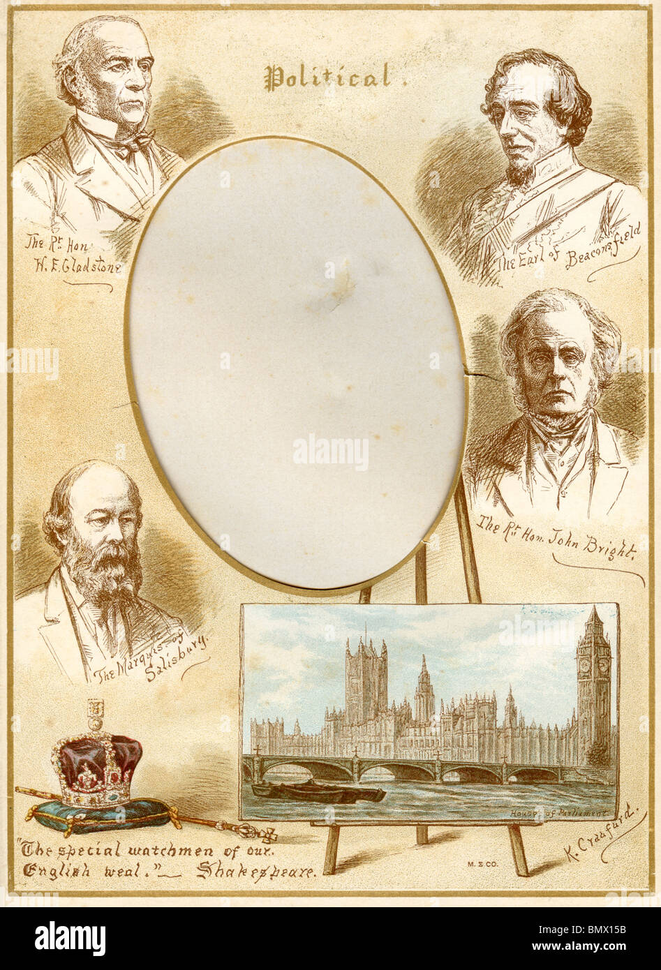 Decorative Frame - Political Figures Stock Photo - Alamy