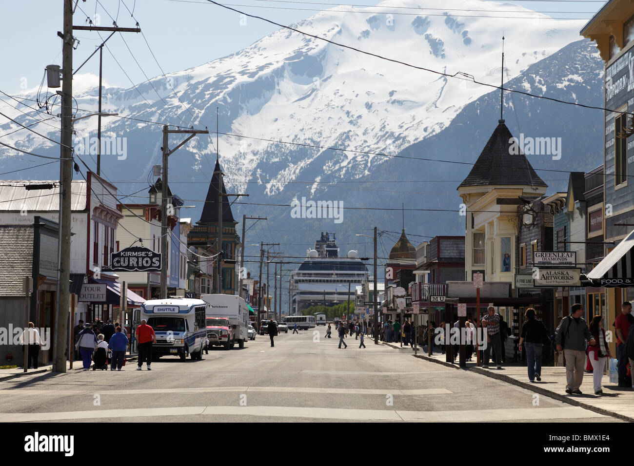 High Street, Skagway Alaska Stock Photo - Alamy