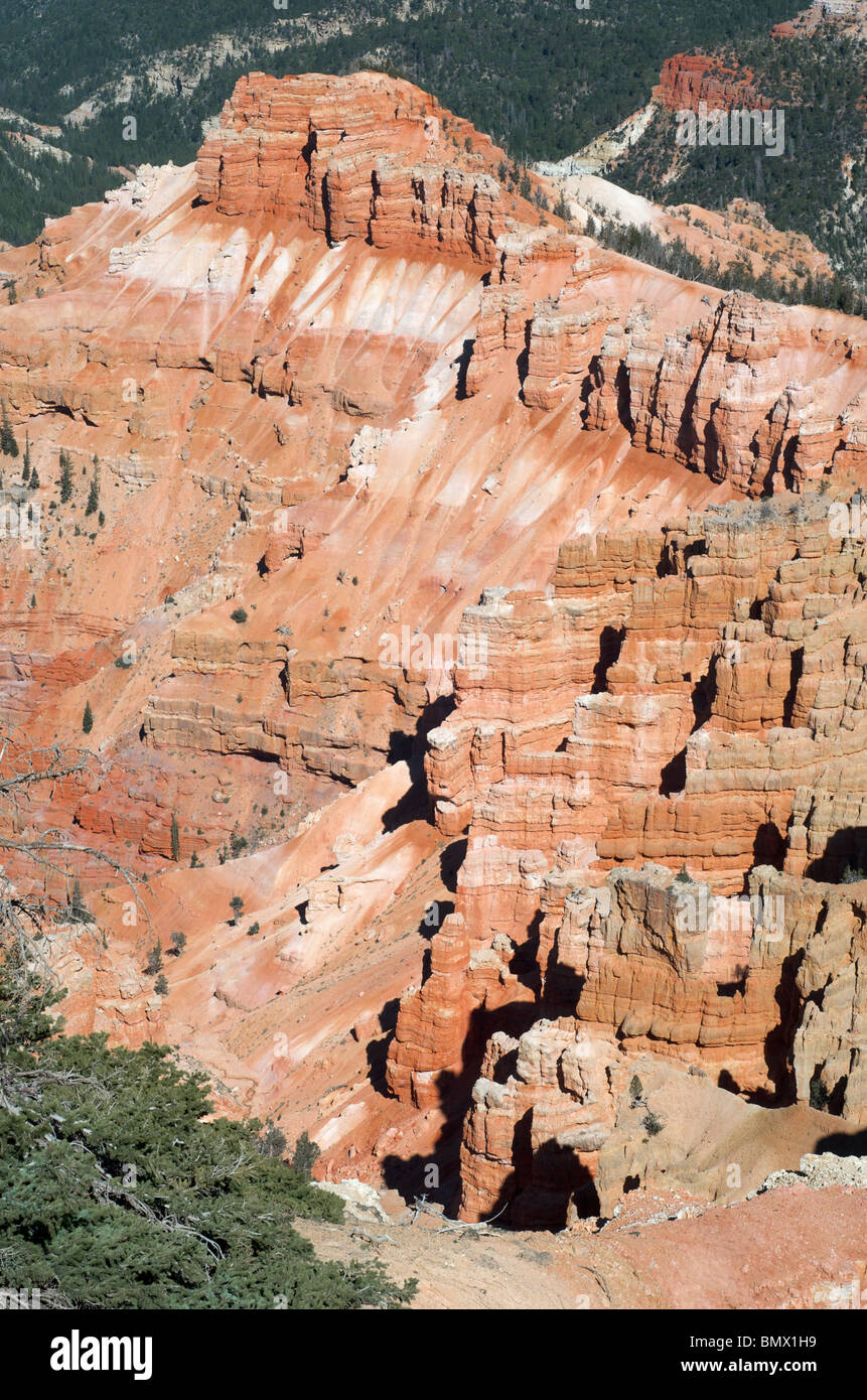 Sandstone ridge line and canyon cliffs Stock Photo - Alamy
