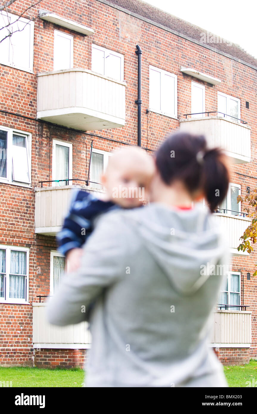 Single Mother Child Poverty High Resolution Stock Photography and ...