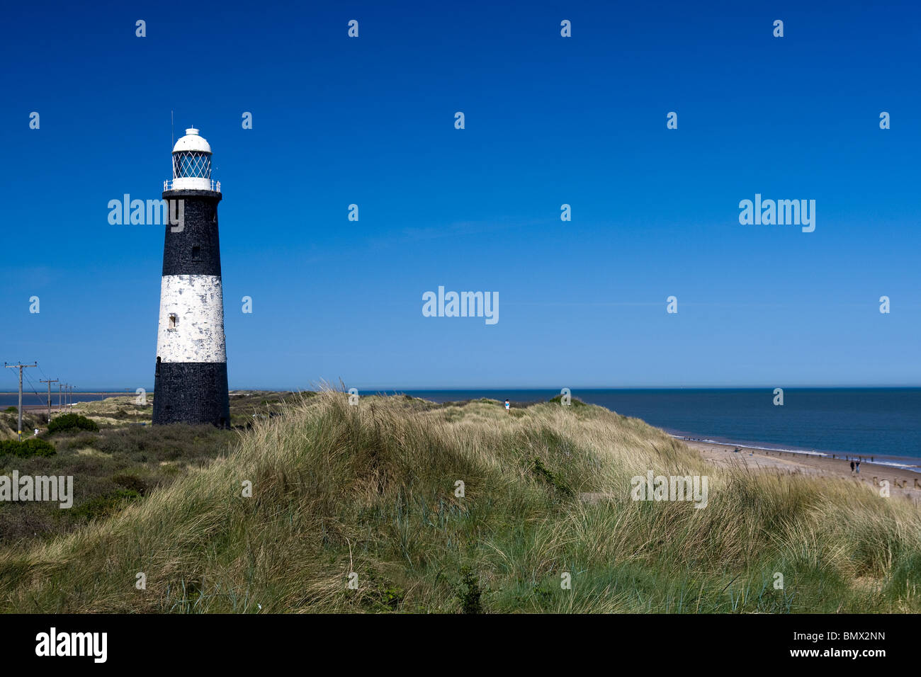 Spurn Head Lighthouse, East Riding of Yorkshire, England Stock Photo ...