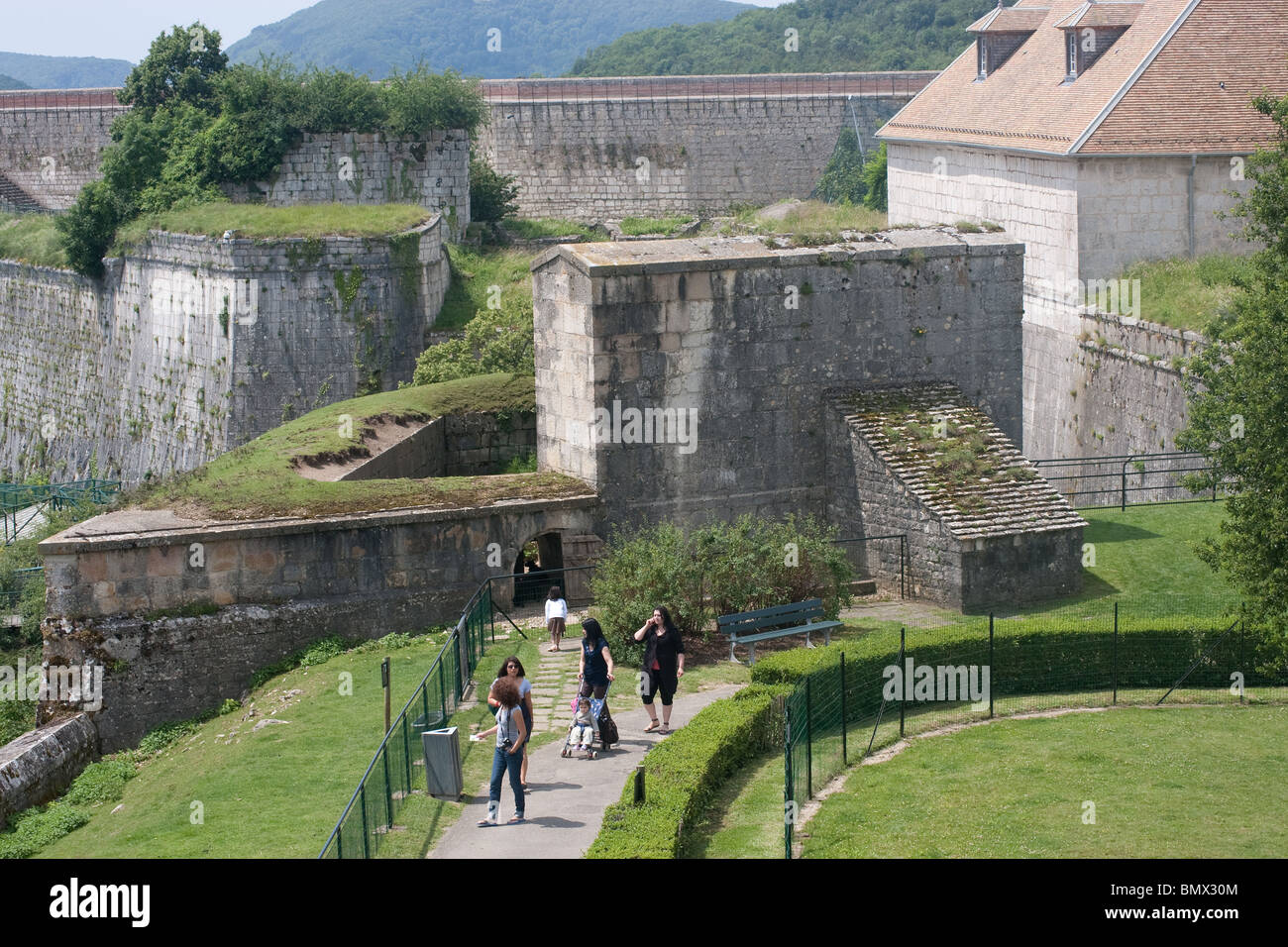 ancien regime fortifications stone citadel ruins Stock Photo - Alamy
