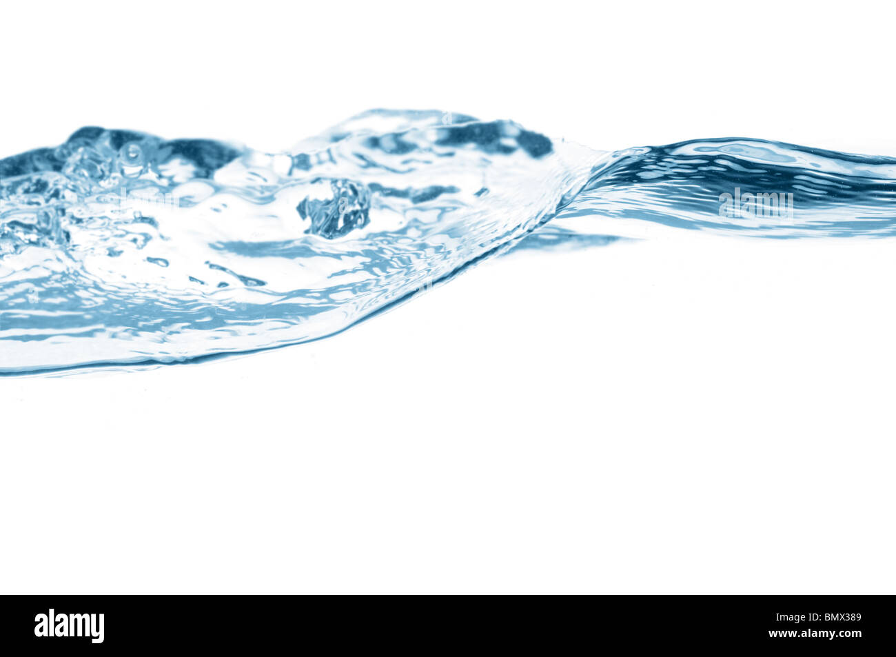 closeup of water waves isolated on white Stock Photo - Alamy