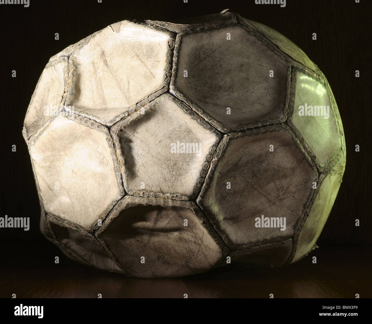 Old soccer ball hi-res stock photography and images - Alamy