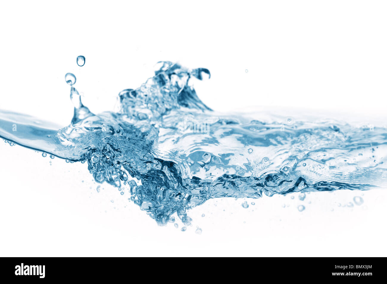 Water splash white background hi-res stock photography and images - Alamy