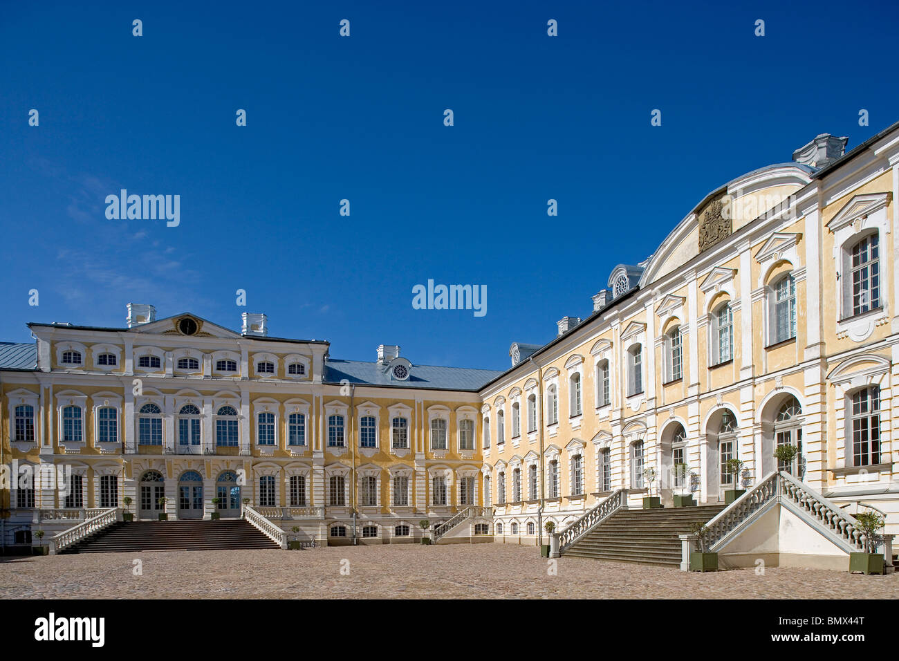 Latvia,Zemgale,Rundale Palace by Bartolomeo Rastrelli Stock Photo - Alamy